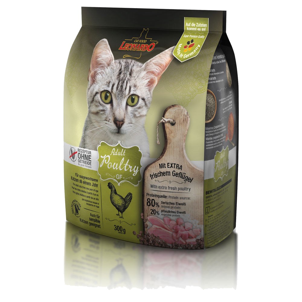 Katzen Trockenfutter - Adult GF Poultry mit Geflügel 300g ...