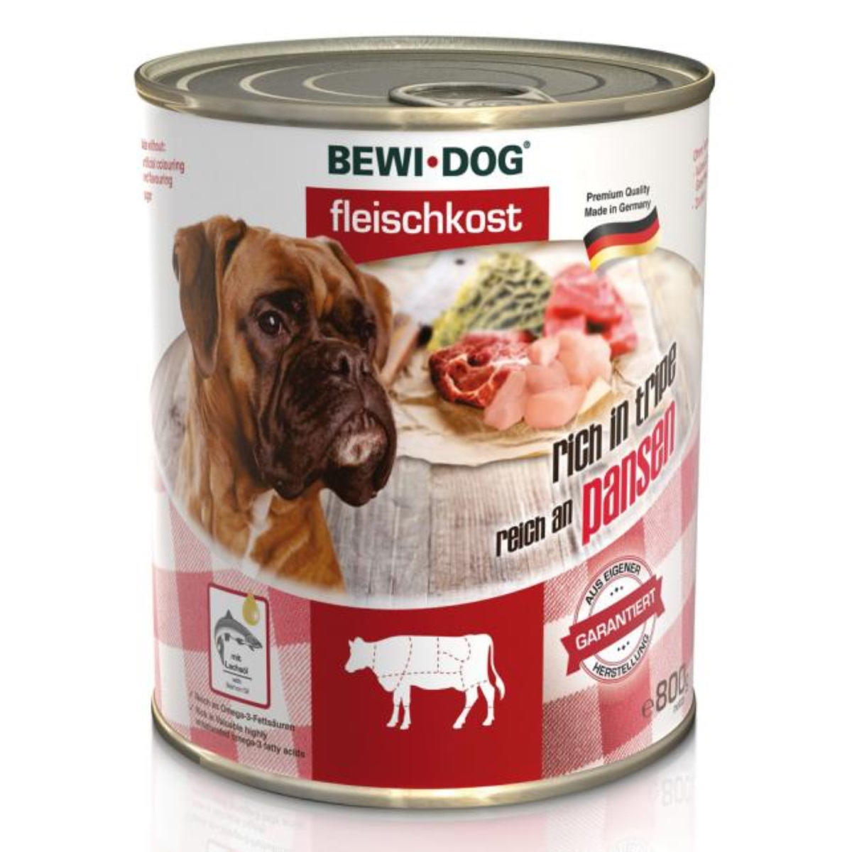 Bewi Dog - Hunde Fleischkost - Reich an Pansen - 800g | Tierbedarf ...